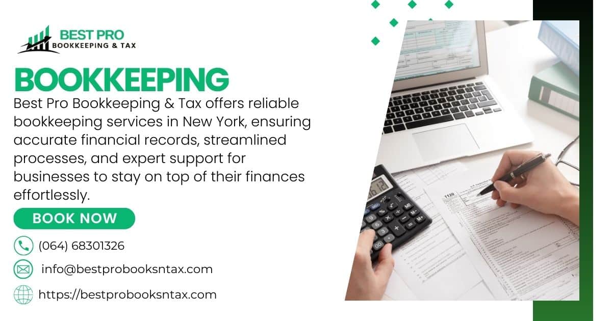 Bookkeeping Services in New York | Trusted Bookkeeper Near You